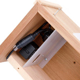Wooden Bird Box Side View Nest Box – Gardenature
