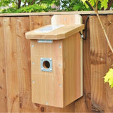 Wooden Bird Box Flat Roof Nest Box – Gardenature